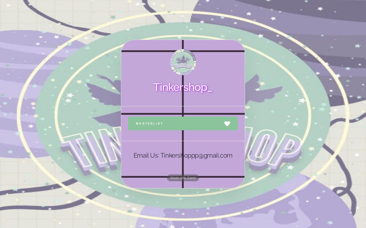 Tinkershopcarrd